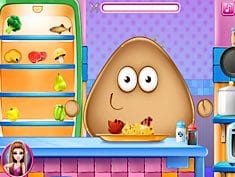 POU REAL COOKING juego online en JuegosJuegos.com