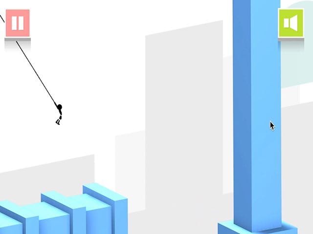 FLY WITH ROPE juego online en JuegosJuegos.com