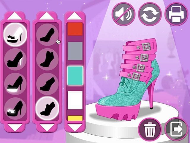 KIM'S SHOE DESIGNER juego online en JuegosJuegos.com