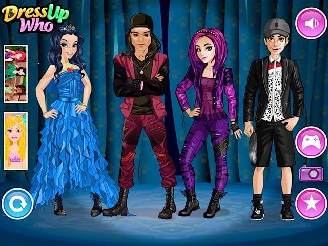 DESCENDANTS DRESS UP juego online en JuegosJuegos.com