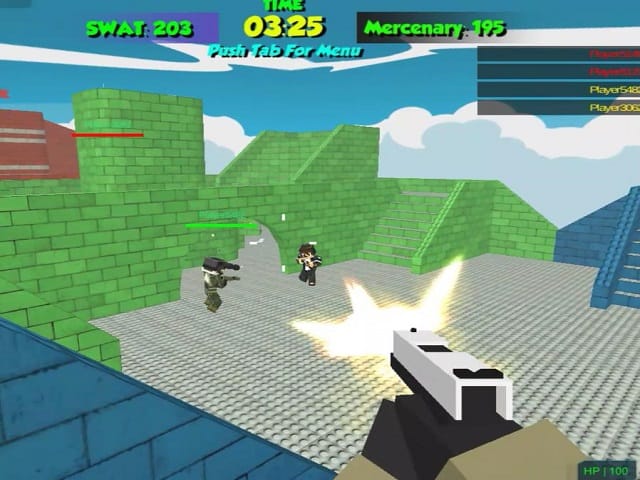 BLOCKY COMBAT SWAT 3 juego online en JuegosJuegos.com