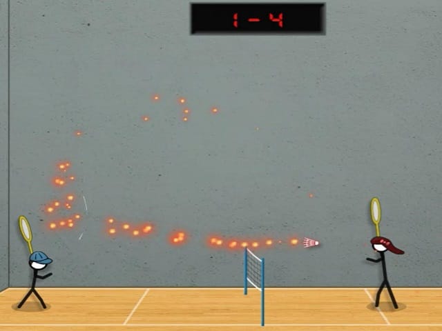 STICK FIGURE BADMINTON 3 juego online en JuegosJuegos.com