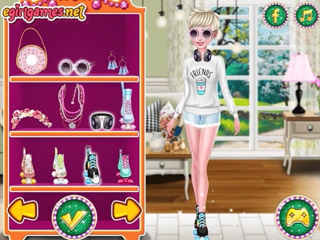 PRINCESSES ROLLER GIRLS juego online en JuegosJuegos.com