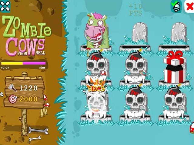 ZOMBIE COWS FROM HELL juego online en JuegosJuegos.com