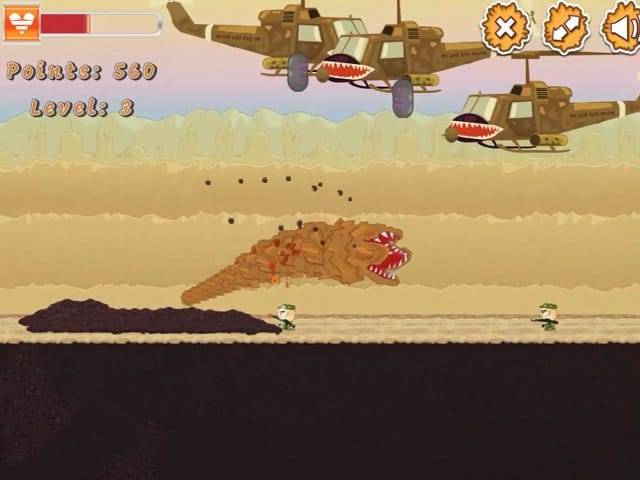 SANDWORM juego online en JuegosJuegos.com