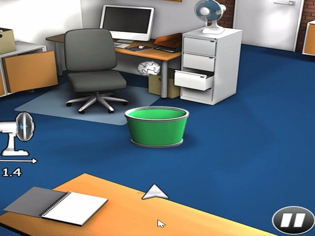 TOSS A PAPER juego online en JuegosJuegos.com