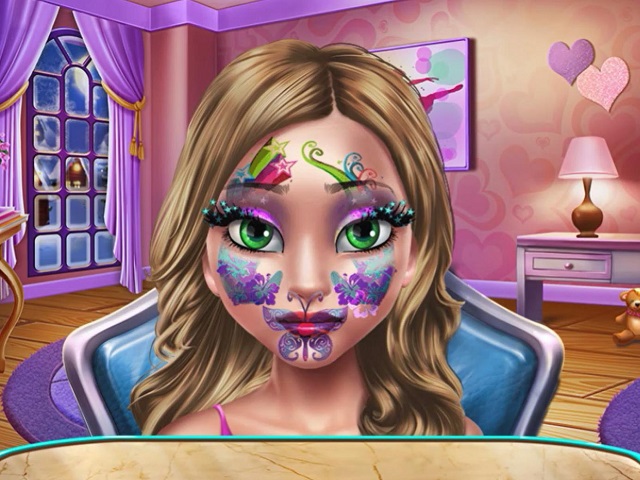 WINTER MAKEUP AND FACE PAINTING juego online en JuegosJuegos.com