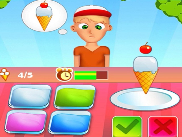 ICE-CREAM, PLEASE! juego online en JuegosJuegos.com