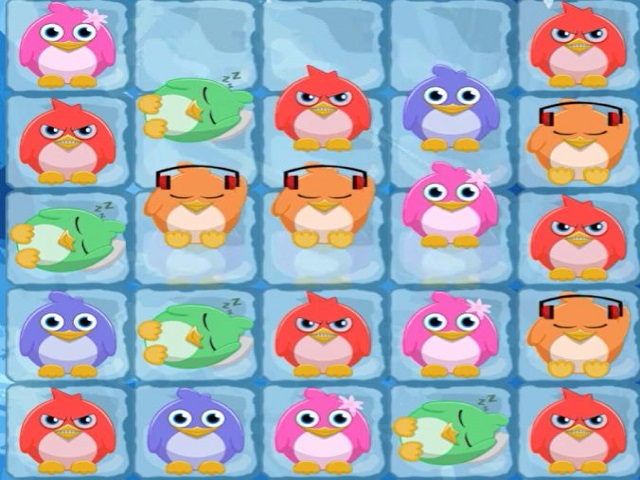 PENGUIN MATCH 3 juego online en JuegosJuegos.com