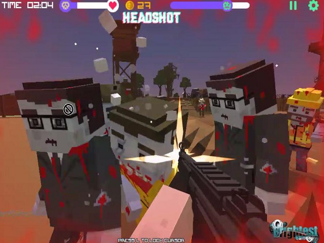 ZOMBIE SIEGE OUTBREAK juego online en JuegosJuegos.com