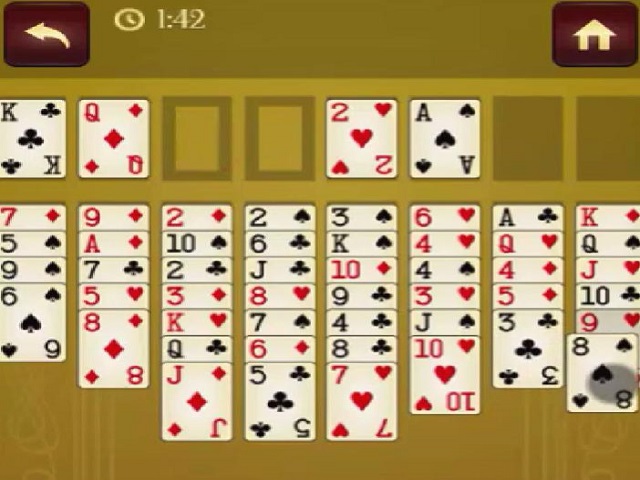 SOLITAIRE MASTER juego online en JuegosJuegos.com