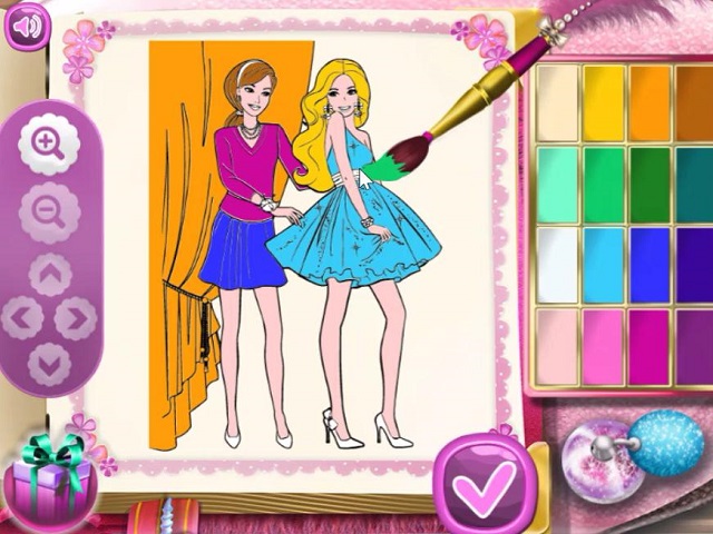 DOLL COLORING BOOK juego online en JuegosJuegos.com