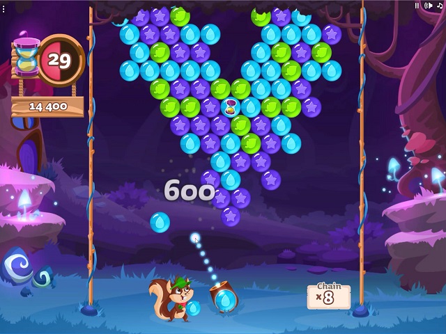 BUBBLE WOODS juego online en JuegosJuegos.com