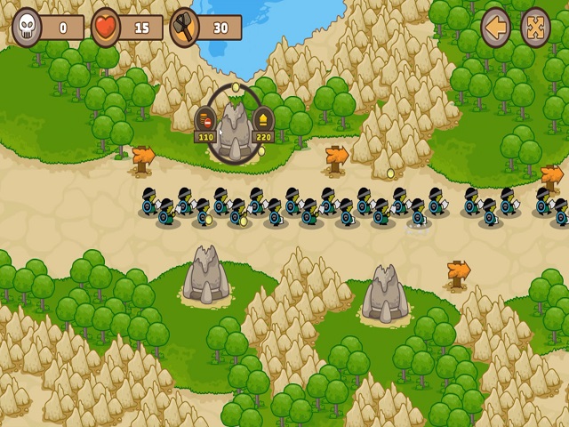 TOWER DEFENSE juego online en JuegosJuegos.com