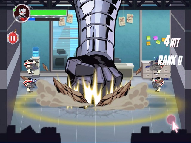 ANT-MAN AND THE WASP, ATTACK OF THE ROBOTS juego online en JuegosJuegos.com