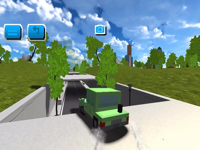 BLOCKY CARS IN REAL WORLD juego online en JuegosJuegos.com