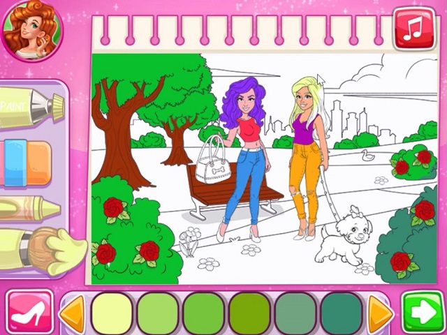 COLOR ME GIRLSPLAY juego online en JuegosJuegos.com