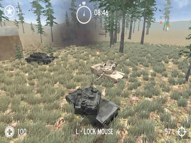 TANKS BATTLEGROUND juego online en JuegosJuegos.com