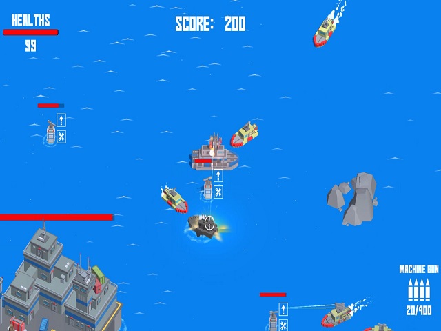 GUERRA DE BARCOS juego online en JuegosJuegos.com