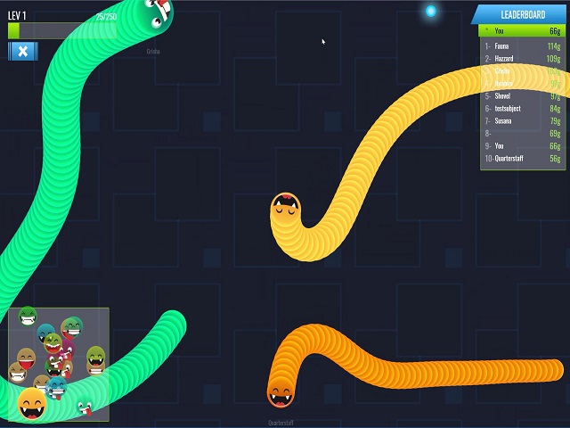 HAPPY SNAKES juego online en JuegosJuegos.com