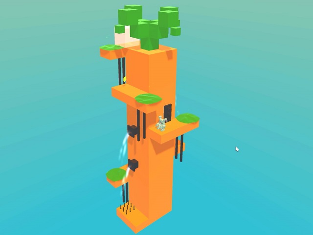 BLOCKY RABBIT TOWER juego online en JuegosJuegos.com