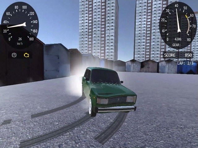 LADA RUSSIAN CAR DRIFT juego online en JuegosJuegos.com