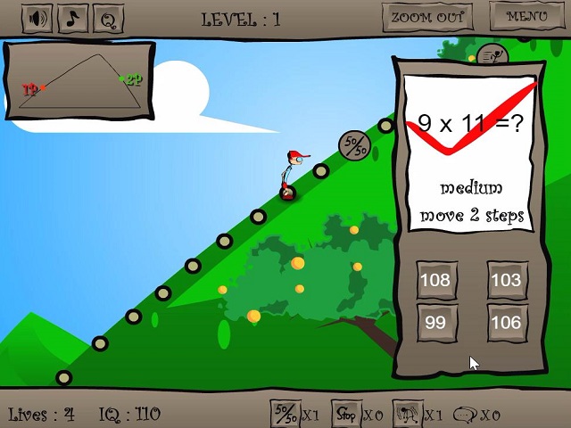 MATH MOUNTAIN juego online en JuegosJuegos.com