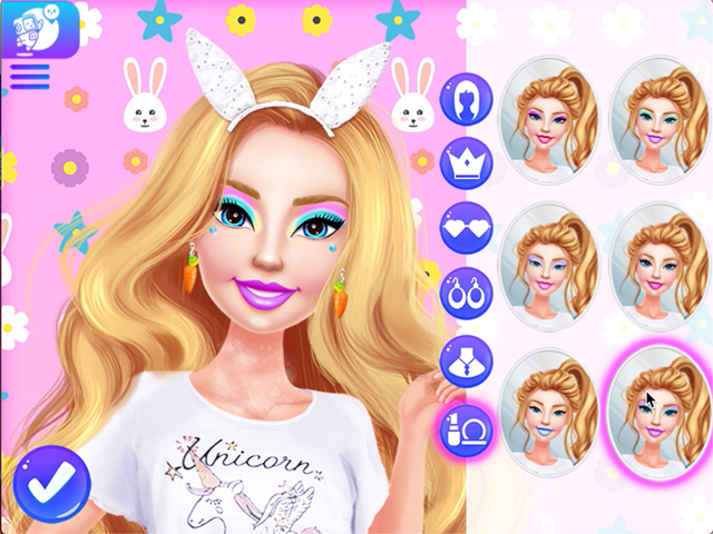 MAGIC OF EASTER PRINCESS MAKEOVER juego online en JuegosJuegos.com