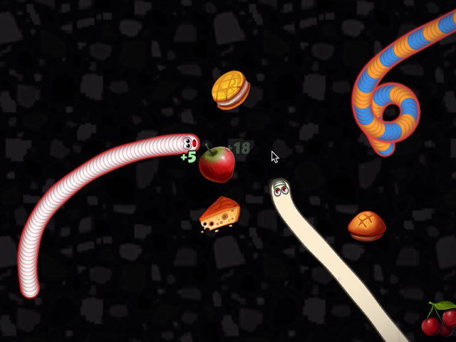 WORMS ZONE A SLITHERY SNAKE juego online en JuegosJuegos.com