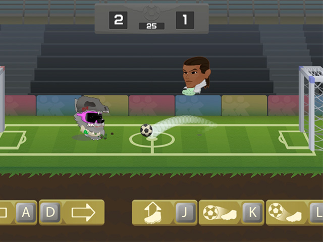 FOOTBALL HEADS juego online en JuegosJuegos.com