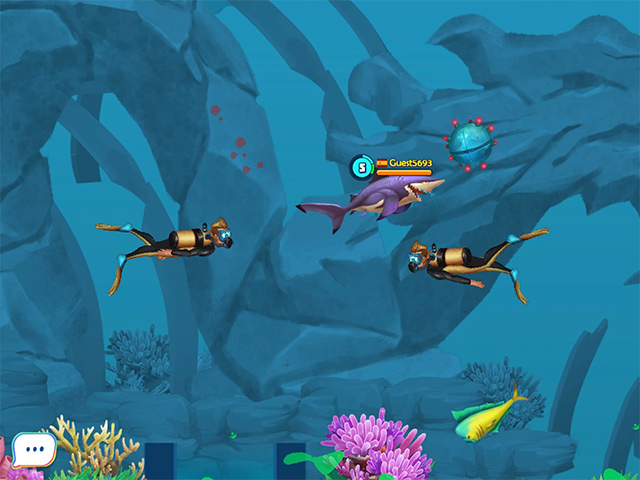 HUNGRY SHARK ARENA juego online en JuegosJuegos.com