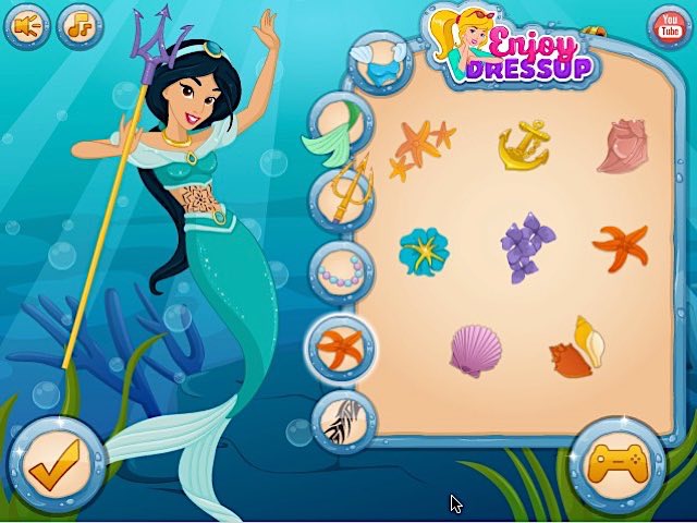 MERMAID PRINCESSES juego online en JuegosJuegos.com